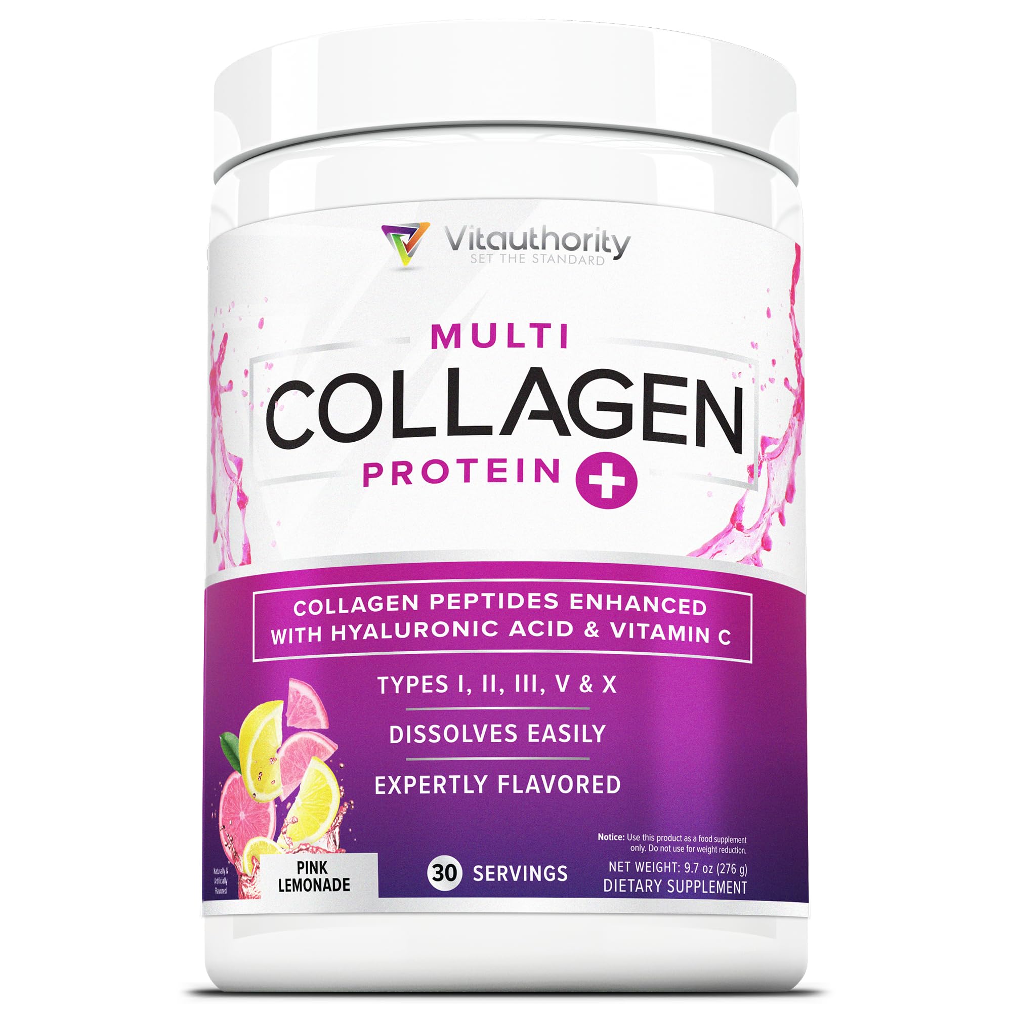Multi Collagen Peptides Powder for Women - Hydrolyzed Flavored Collage ...