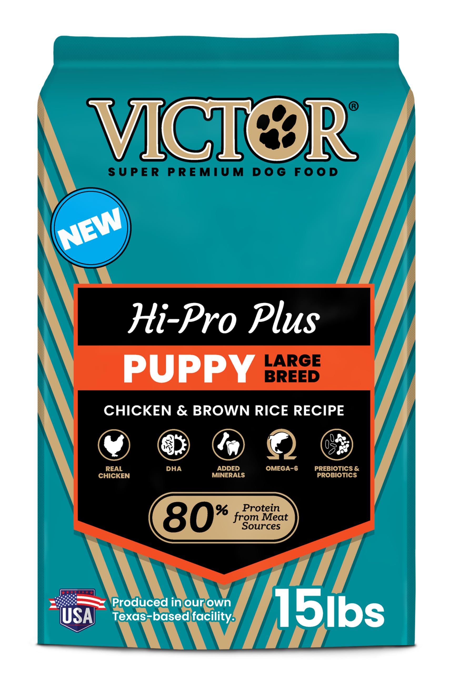 VICTOR Classic - Hi-Pro Plus Large Breed Puppy, 15-lb – USA Products Only