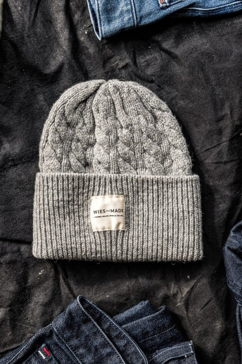 Wool Beanie | 100% American Made - Heather – USA Products Only
