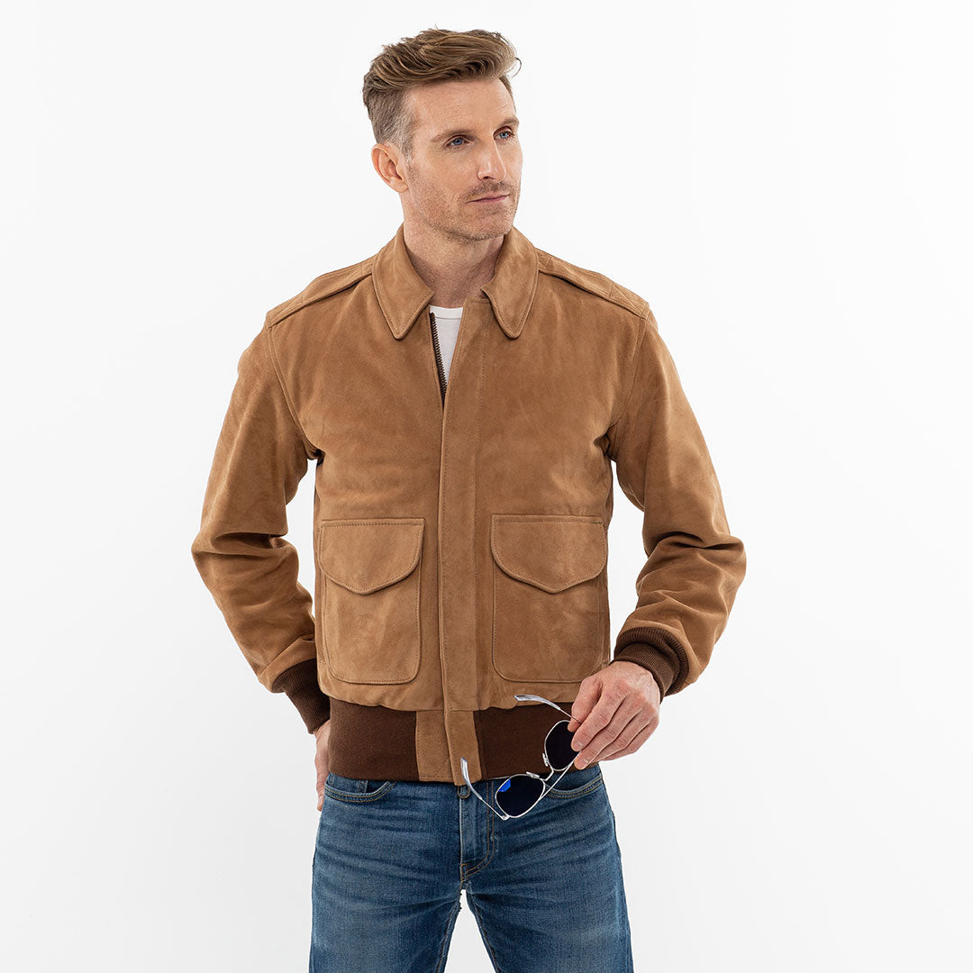 Gentleman Pilot A-2 Flight Jacket Z21V024 – USA Products Only